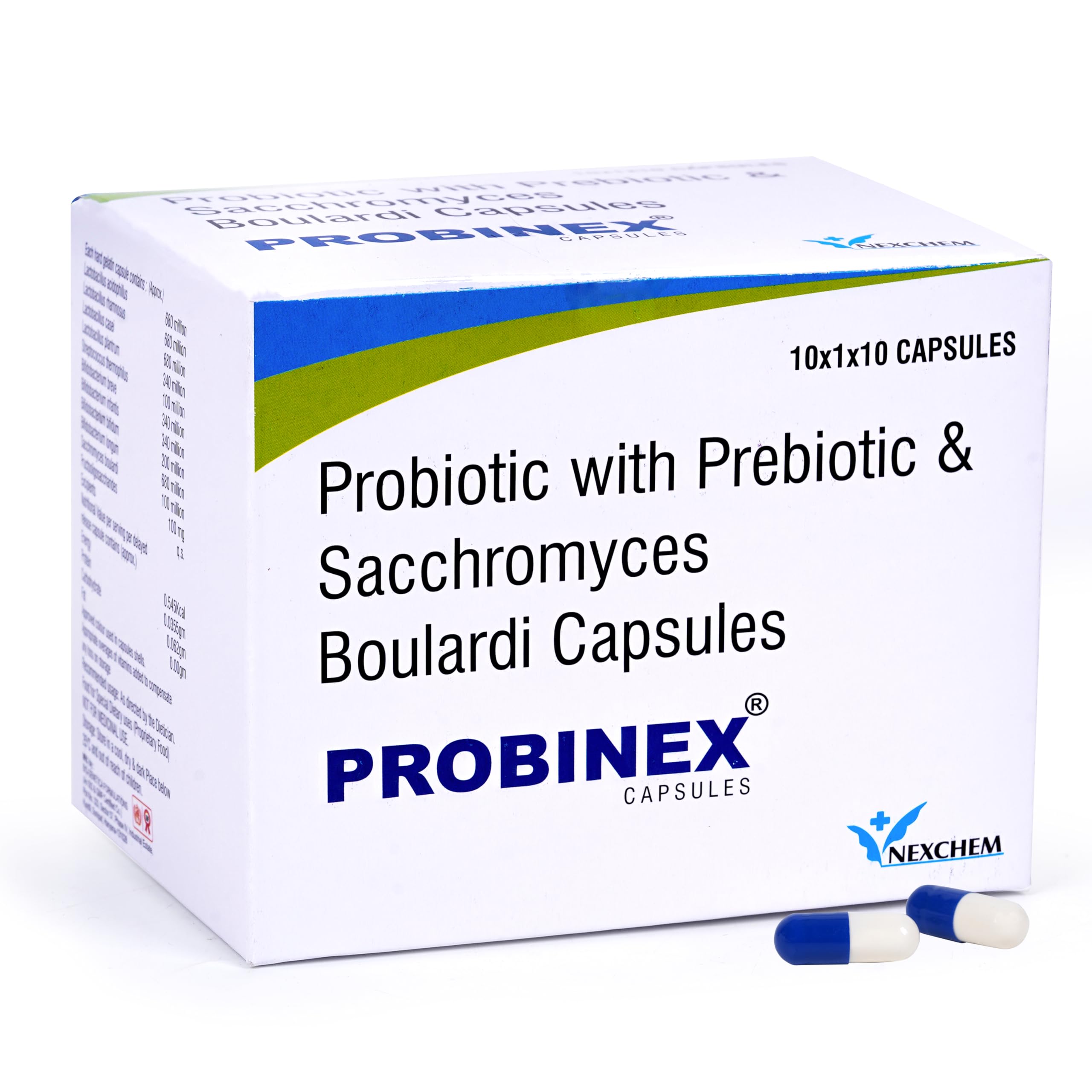 Probinex Probiotics & Prebiotics supplement Capsules for Digestive ...