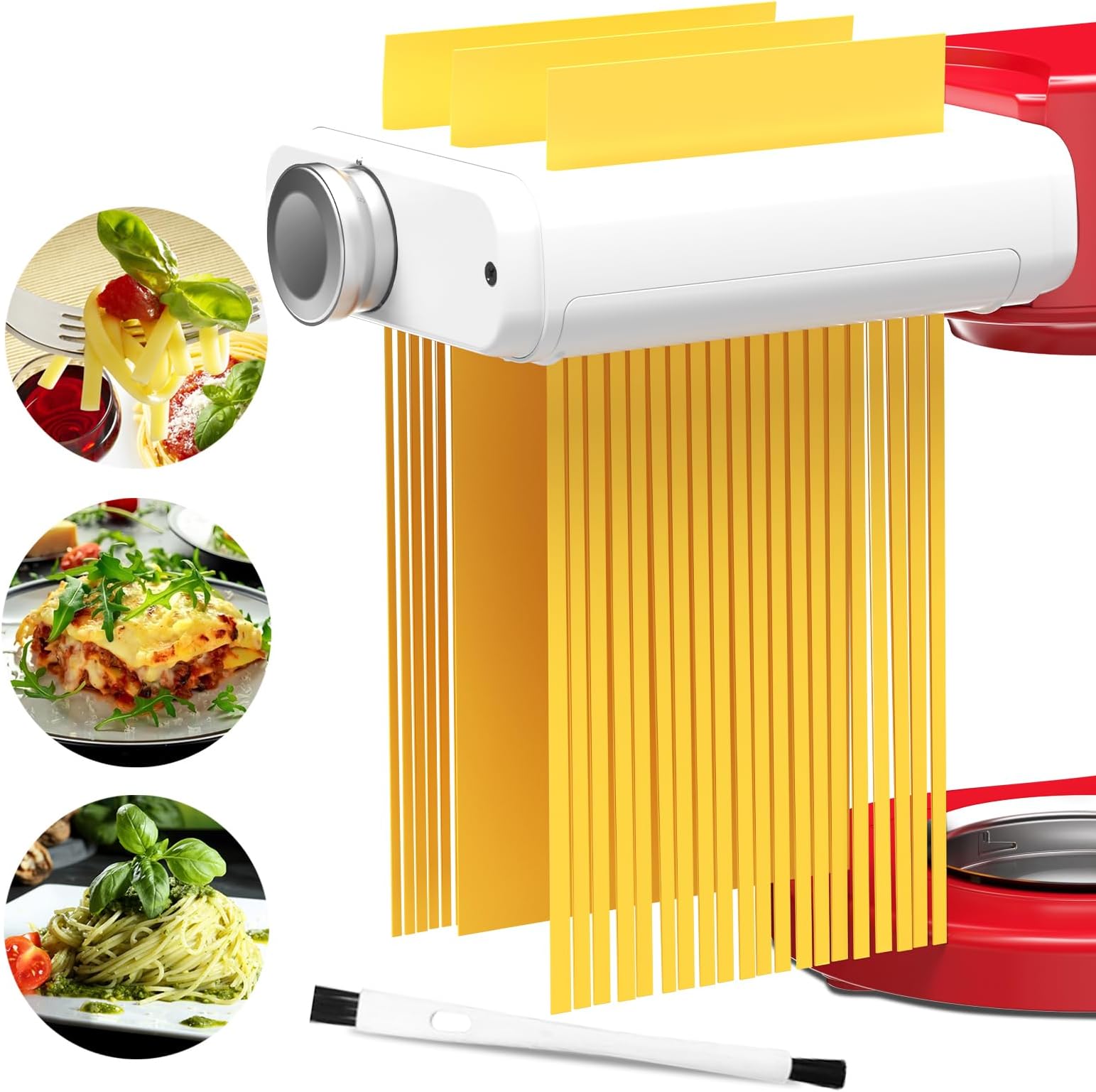 Amazon.com: KitchenAid KSMPRA 3 Piece Pasta Roller & Cutter Attachment ...