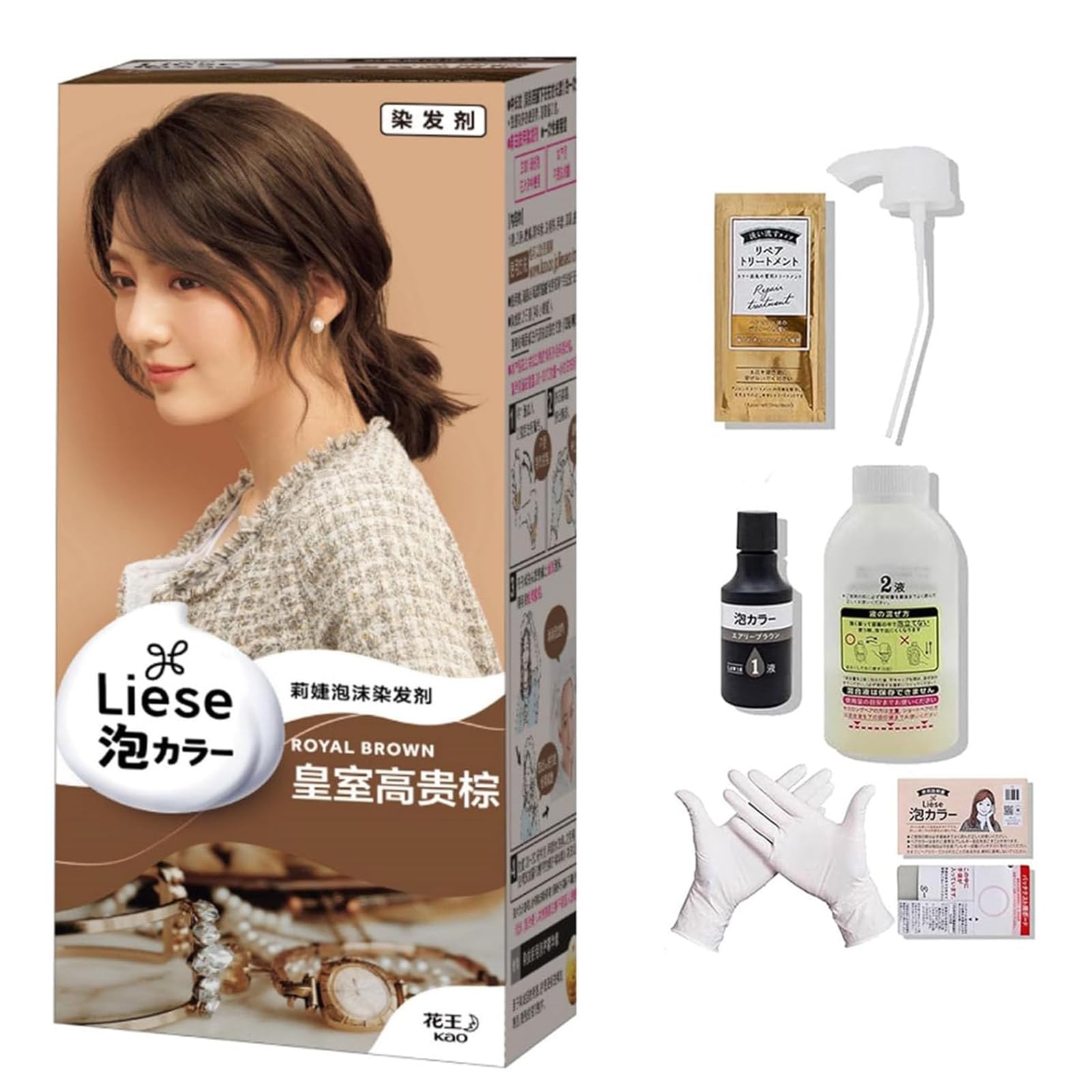 Bubble Hair Color Hair Dye Kao Bubble Hair Color Creamy | Desertcart ...