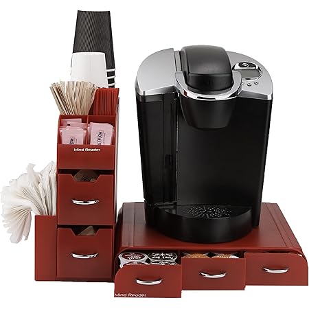 Amazon.com: Mind Reader Organizer Coffee Pod Drawer and Condiment, 2 ...