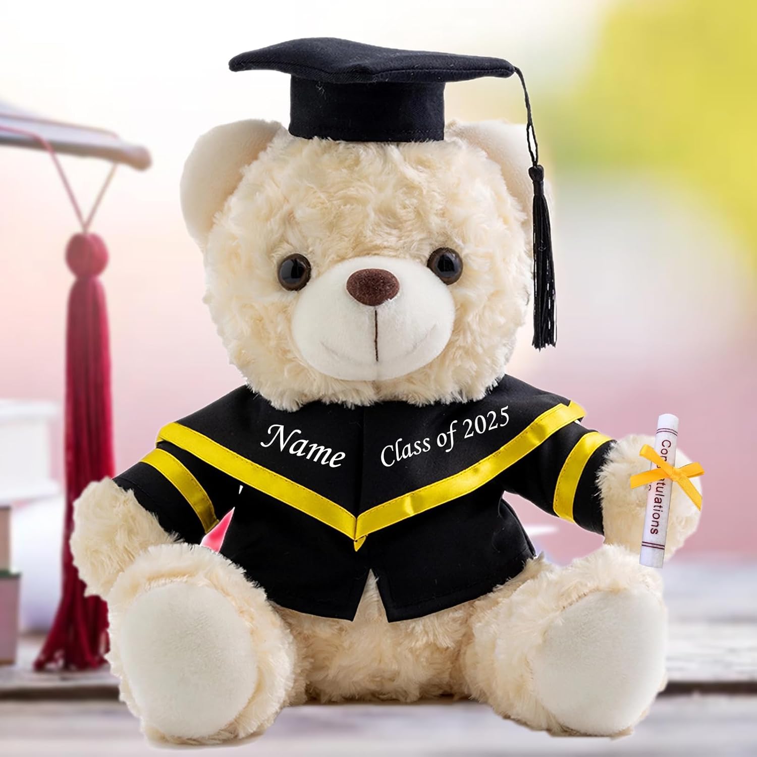 Amazon.com: Personalized Graduation Teddy Bear 2025, Graduation Gifts ...