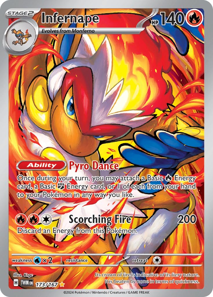 Infernape Pokemon Card Ex