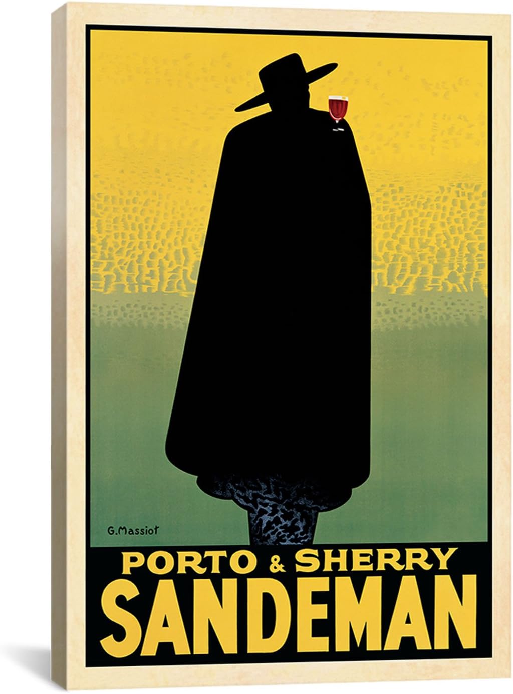 Amazon.com: iCanvasART Porto and Sherry Sandeman Vintage Ad Poster by ...