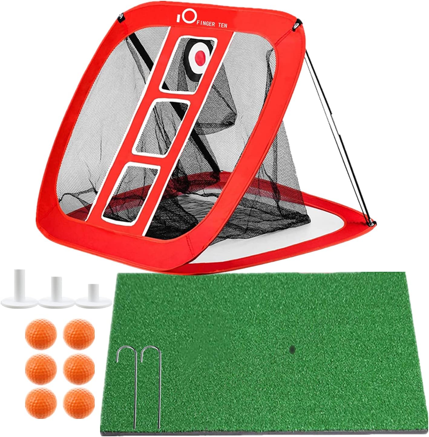 Amazon.com : FINGER TEN Golf Chipping Net Backyard Outdoor Target ...