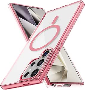 Amazon.com: Lunivop for Samsung Galaxy s24 Ultra Case Hard [Compatible with Magsafe Wireless ...