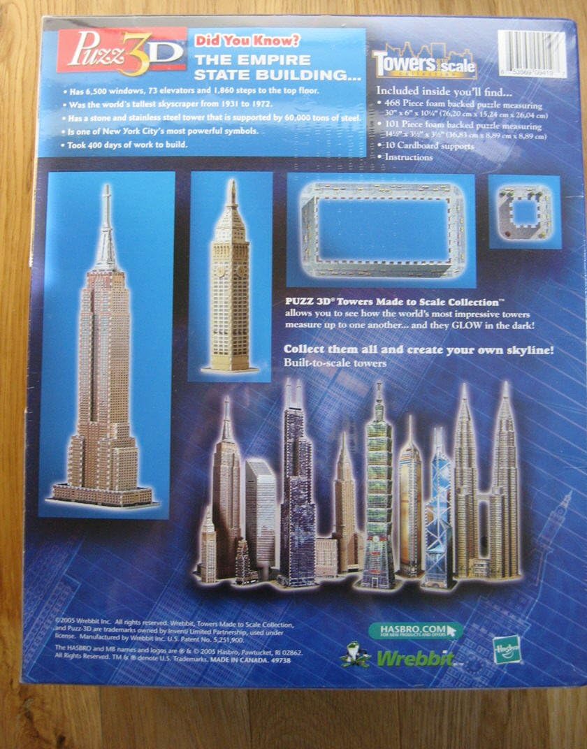 Puzz 3D Empire State Building : Amazon.co.uk: Toys & Games