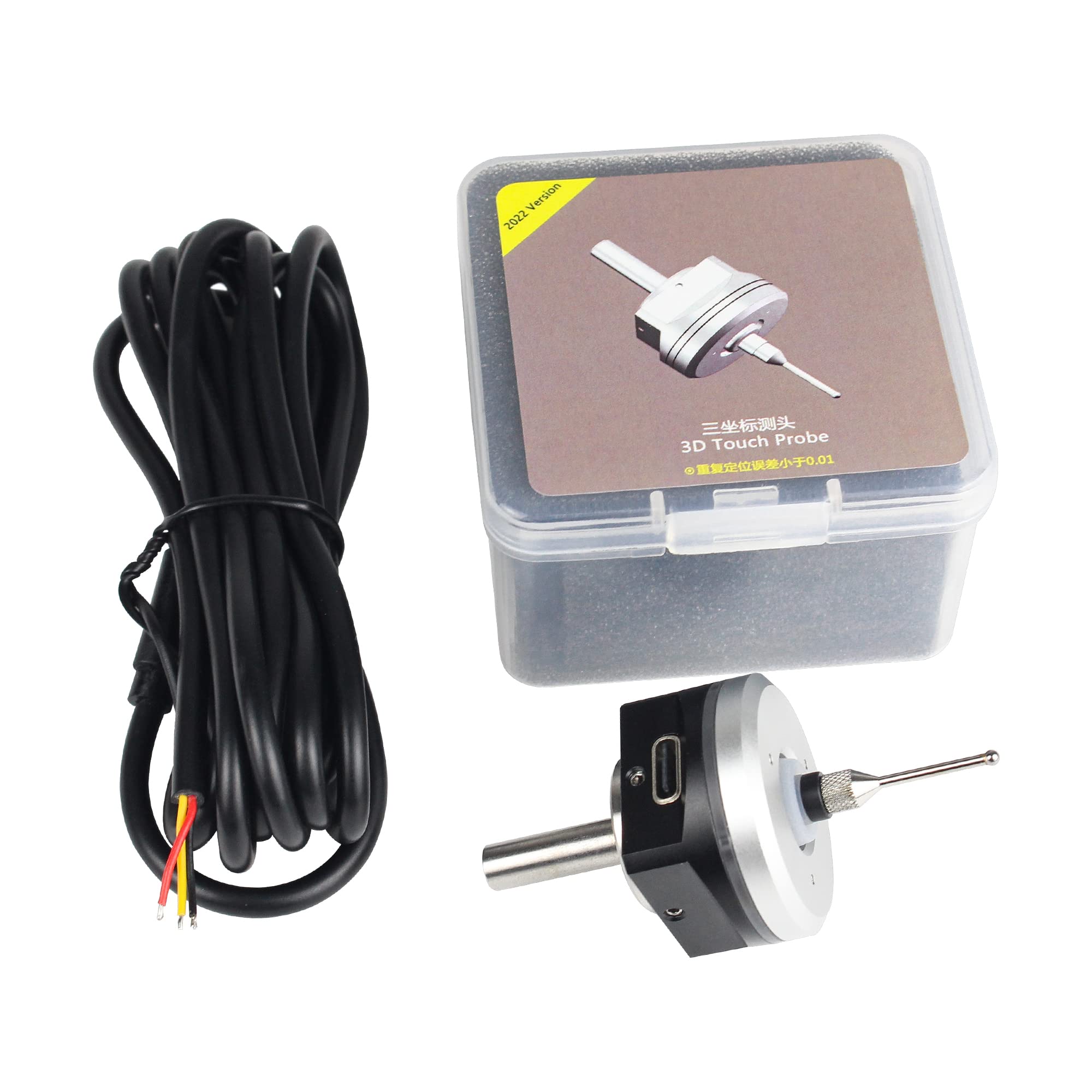 CNCTOPBAOS 3D Touch Probe Edge Finder to Find Desktop Center,V5 NPN NO ...