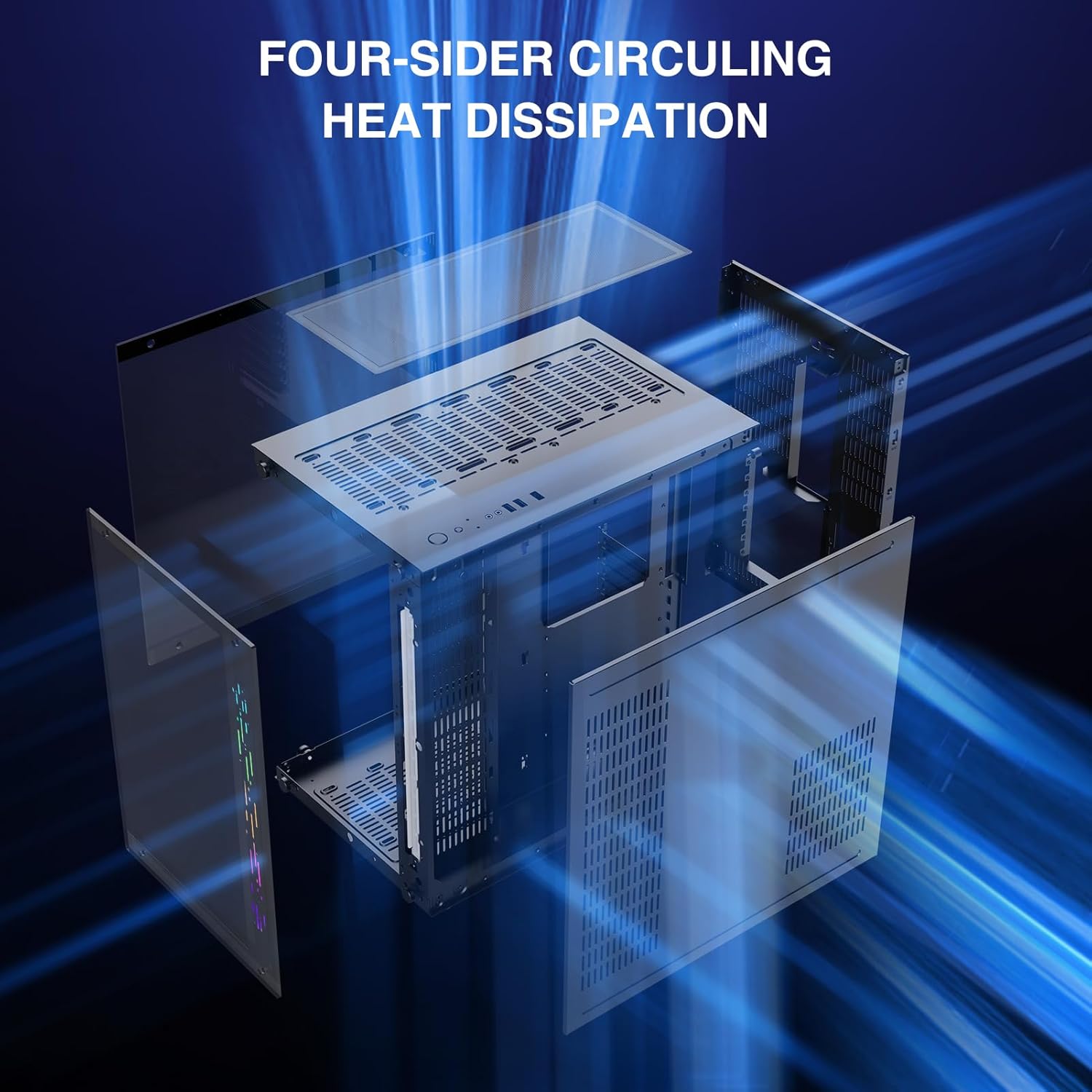 GIM ATX Mid-Tower Gaming PC Case with 10 RGB Fans, Nepal | Ubuy