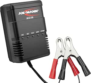 Ansmann 9164016 Battery Charger ALCS 2-24 A, for Charging Car Batteries ...