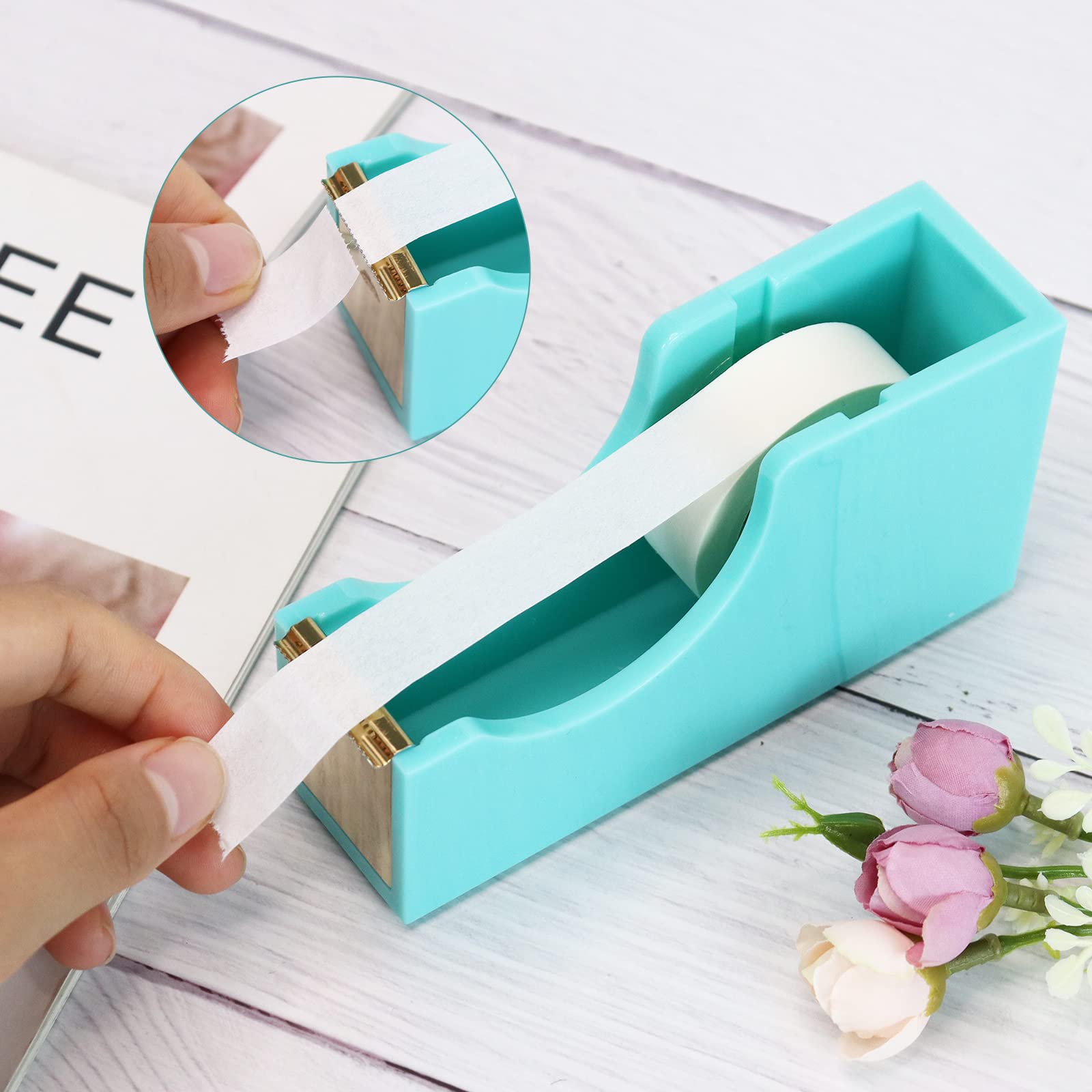 Snapklik.com : Desktop Tape Dispenser 1 Inch Core Acrylic Tape ...