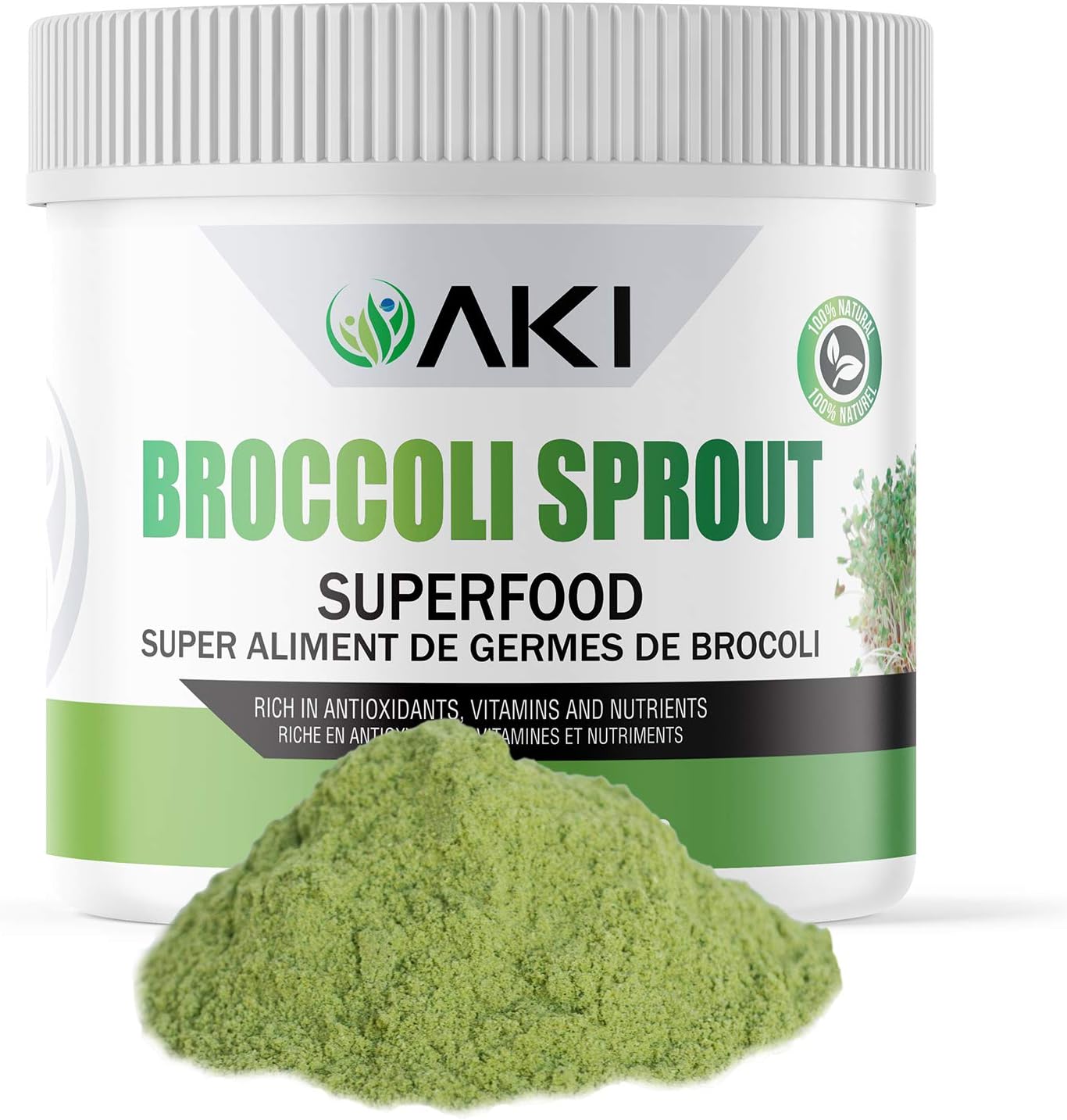 Amazon.com: KOYAH - Organic USA Broccoli Sprout Powder (1 Scoop = 1/4 ...