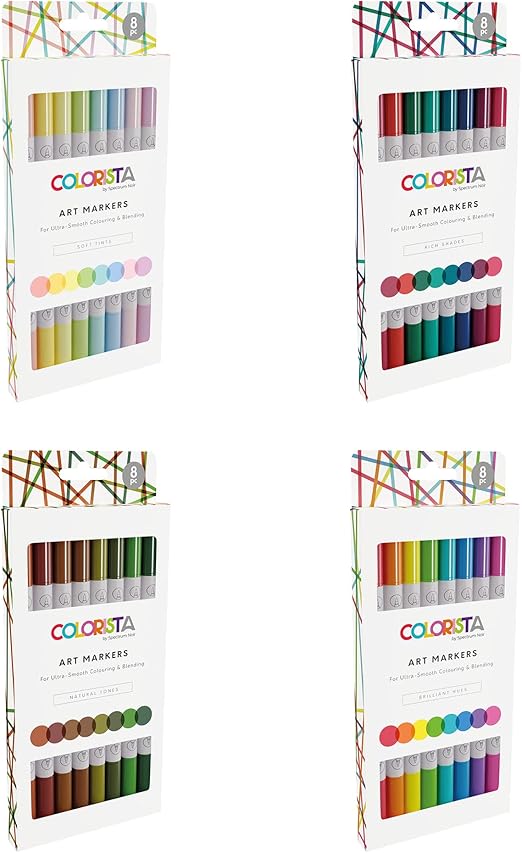 Spectrum Noir Colorista Art Collection-Includes 4 Sets of Markers ...