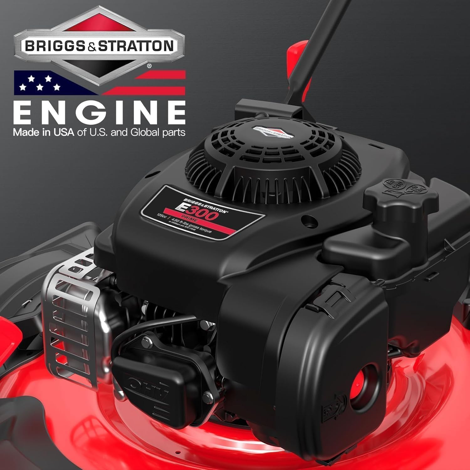Snapklik.com : 21" Push Lawn Mower, B&S 125cc Engine, 2-in-1 Mulching ...