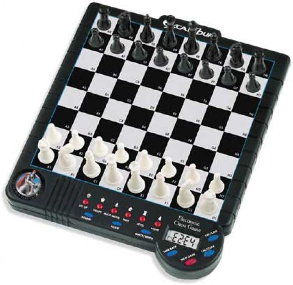 Amazon.com: Excalibur 901E-4 Electronic Mid-Size Chess Game : Toys & Games