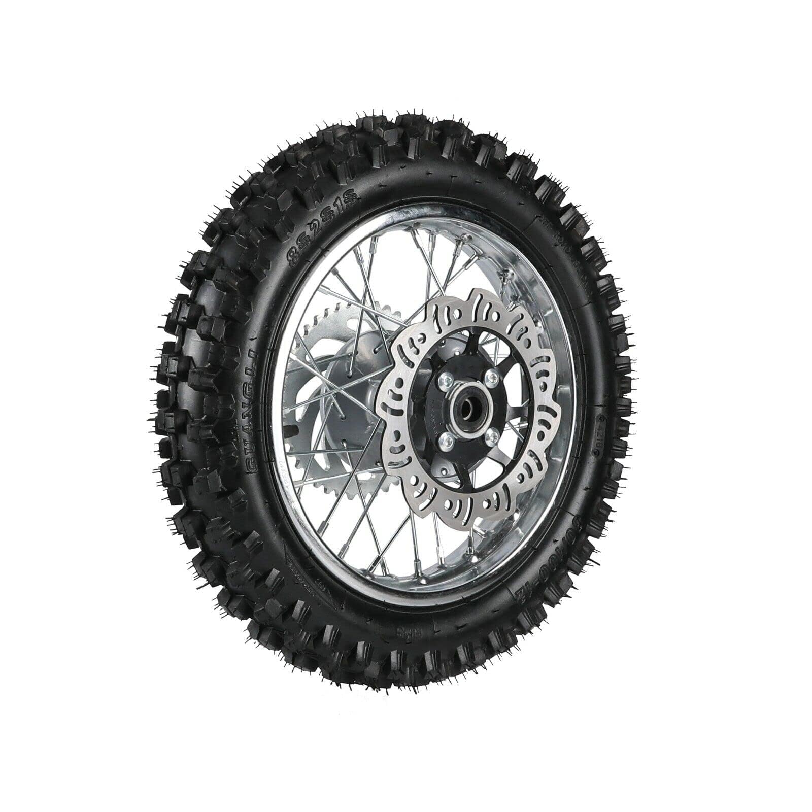 Dirt Bike Wheels 10"" Rear Wheel Rim Tire Assembly For Dirt Pit Bike ...