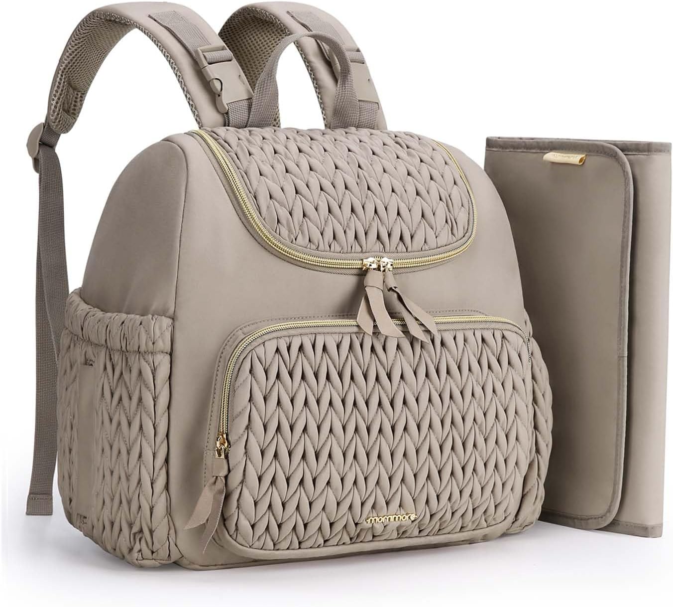 Amazon.com: LOVEVOOK Diaper Bag Tote with Pacifier Case and Changing ...