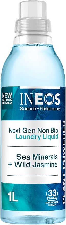 INEOS Next-Gen Non Bio Laundry Washing Liquid Detergent, 33 Washes (1L ...