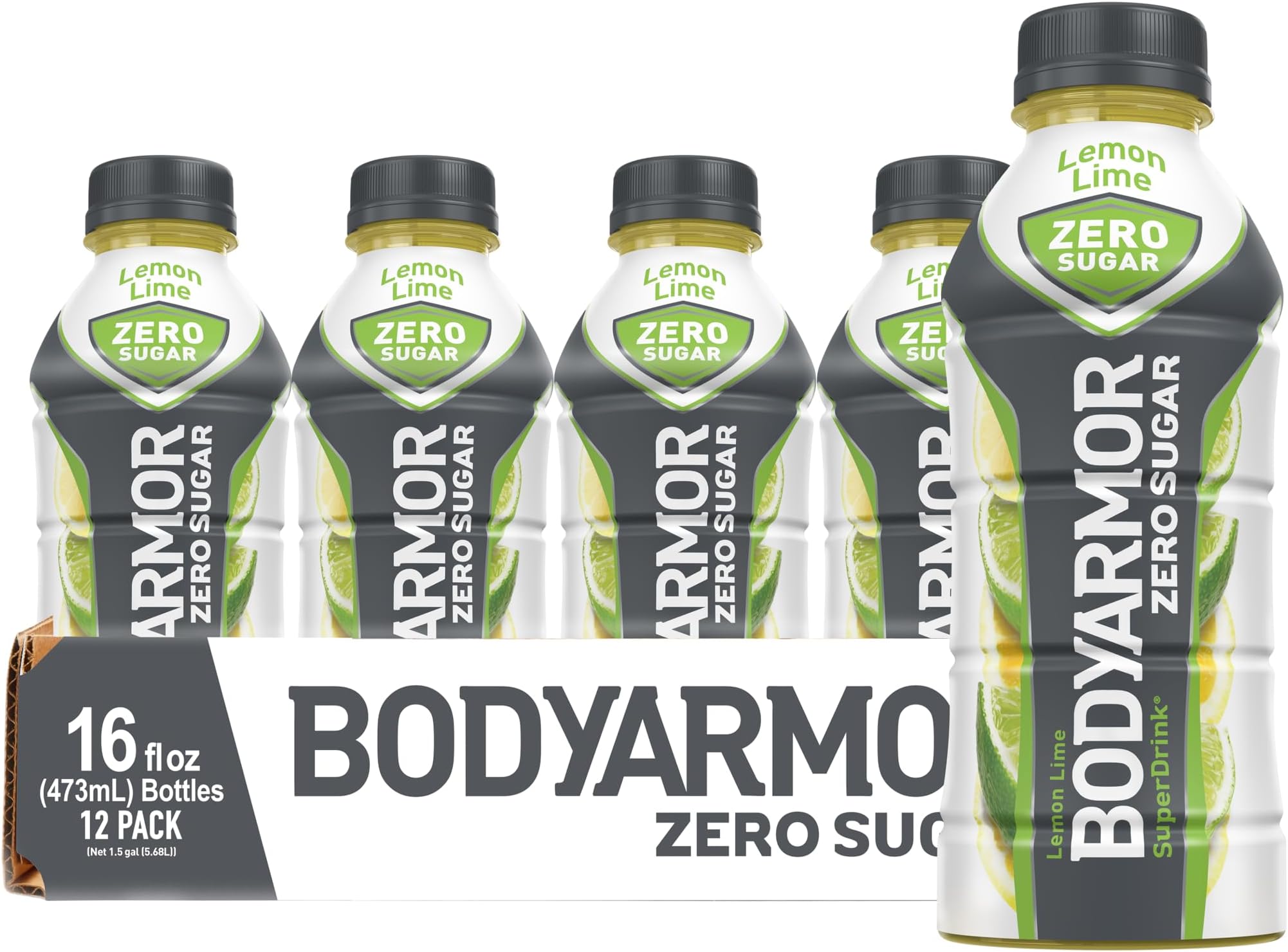 Amazon.com : BODYARMOR ZERO Sugar Lemon Lime, Sugar Free Sports Drink ...