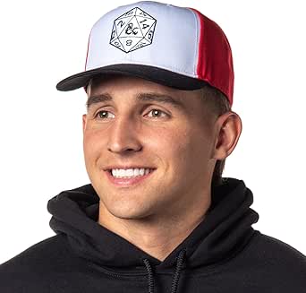 Dungeons and Dragons 20 Dice D20 Embroidered Adjustable Precurve ...