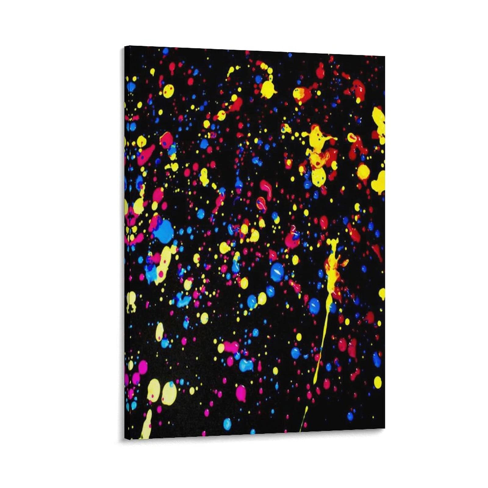 Neon Splatter Art