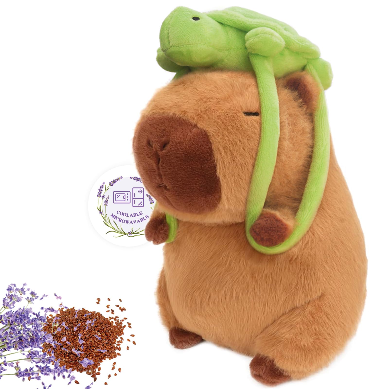Amazon.com: Microwavable Stuffed Animal, Capybara Plush, Heated Stuffed ...