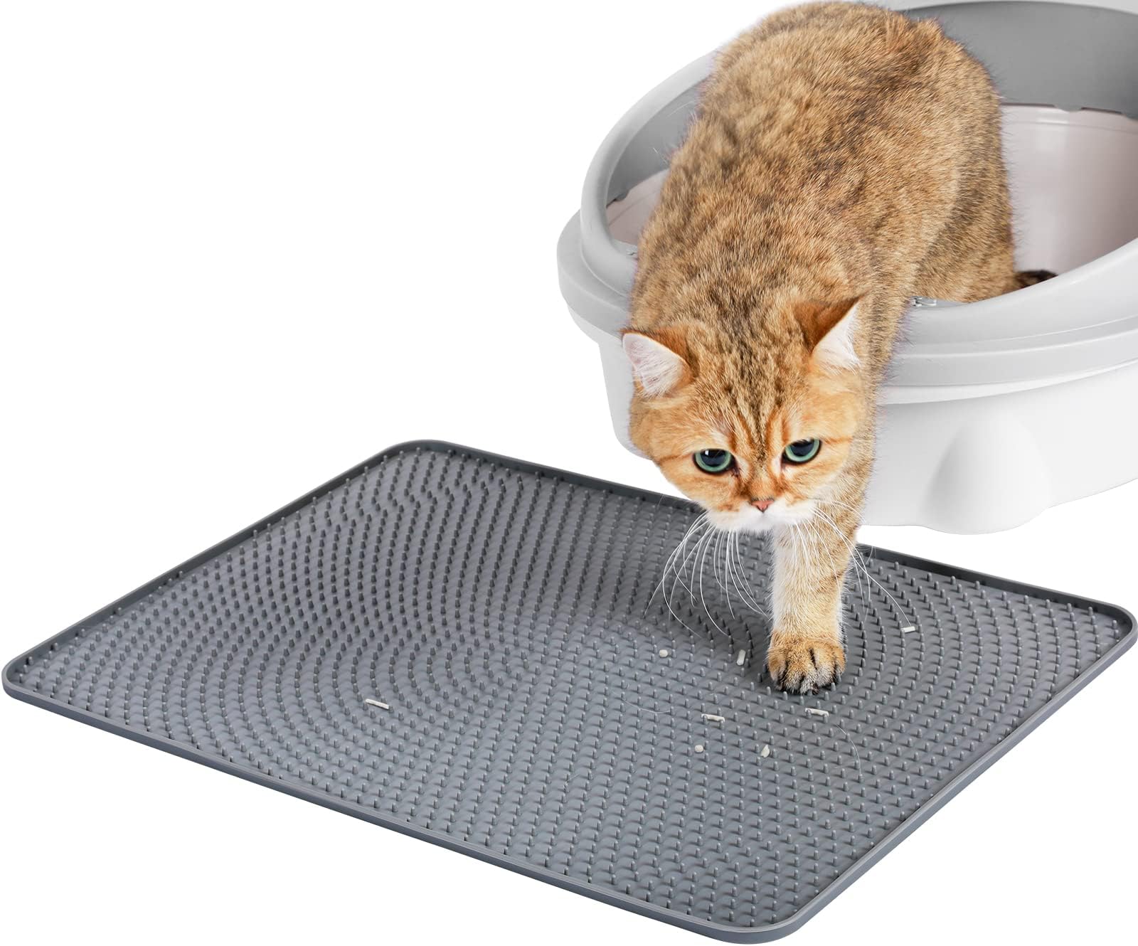 Amazon.com: Petmate Molded Rubberized Litter Mat : Pet Supplies