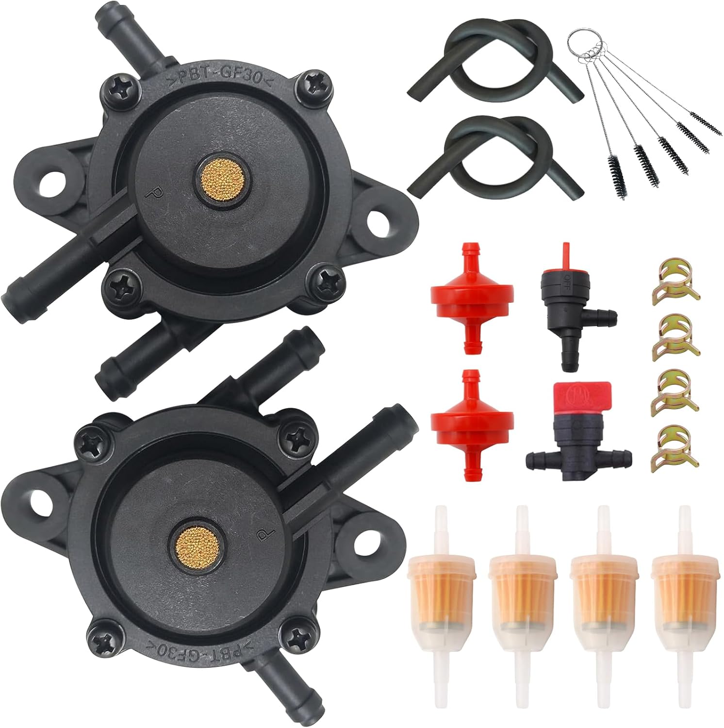 Amazon.com: Fuel Pump with Strainers and Oil Hose for Kohler 17HP-25HP ...