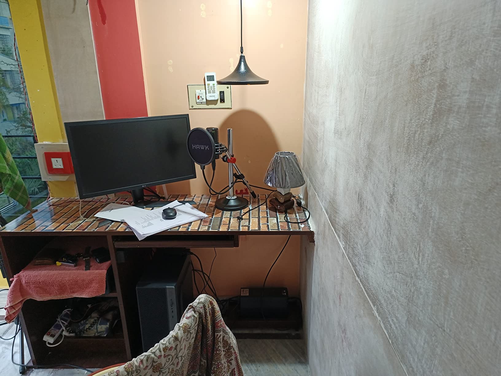 kh Microphone Holder for Mic Stand Metal finish Universal 2 Two Mic ...