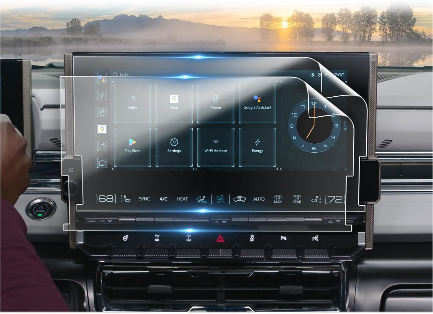 Amazon.com: CDEFG For 2022-2025 2026 GMC Hummer EV Screen Protector ...