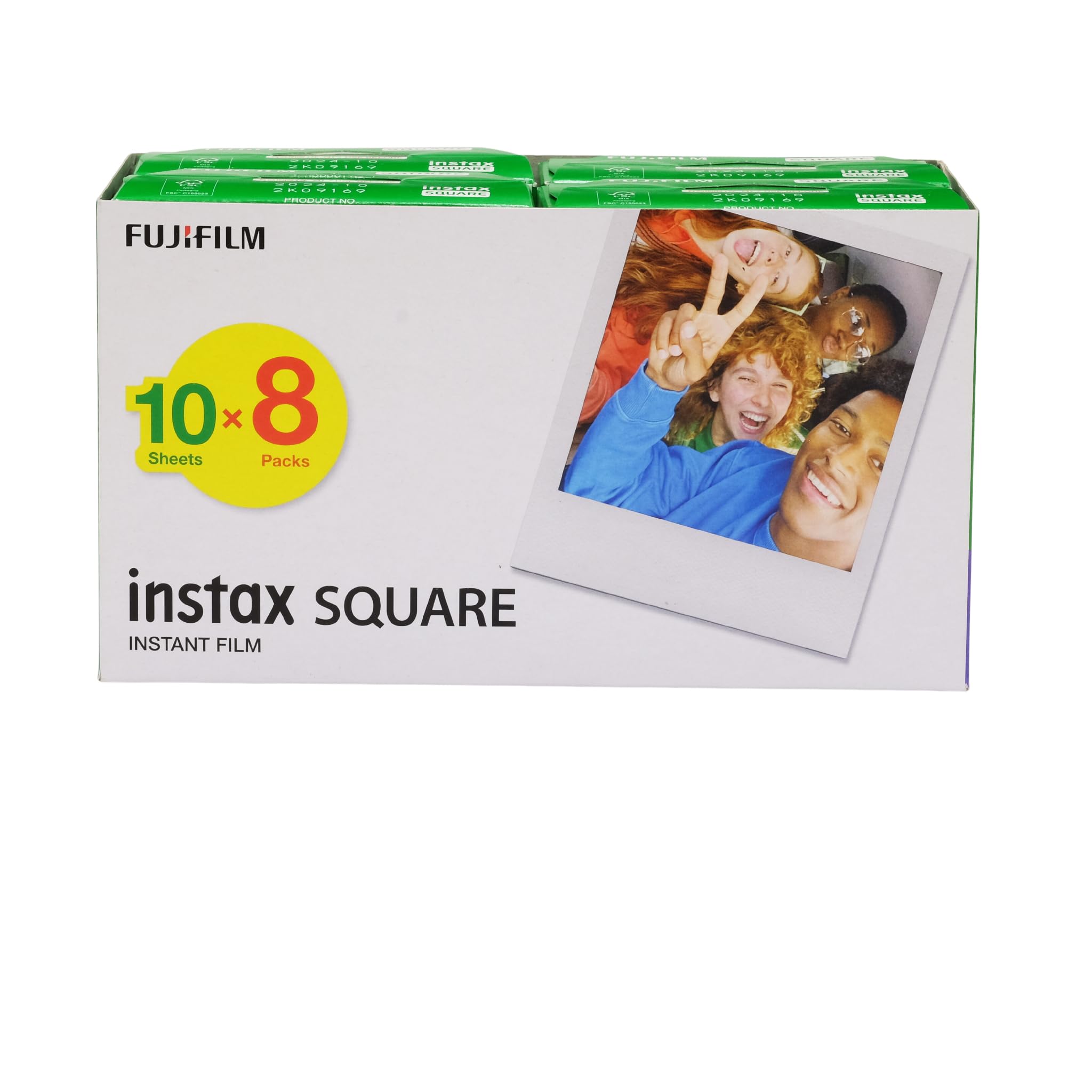 Instax Fujifilm Square Film, White 80 Pack: Film: Amazon.com.au