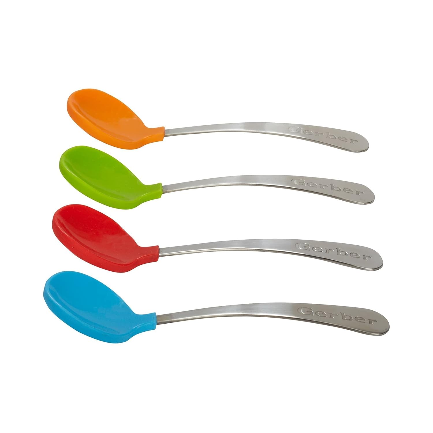 Amazon.com: Gerber Graduates Soft-Bite Toddler Spoons in Assorted ...