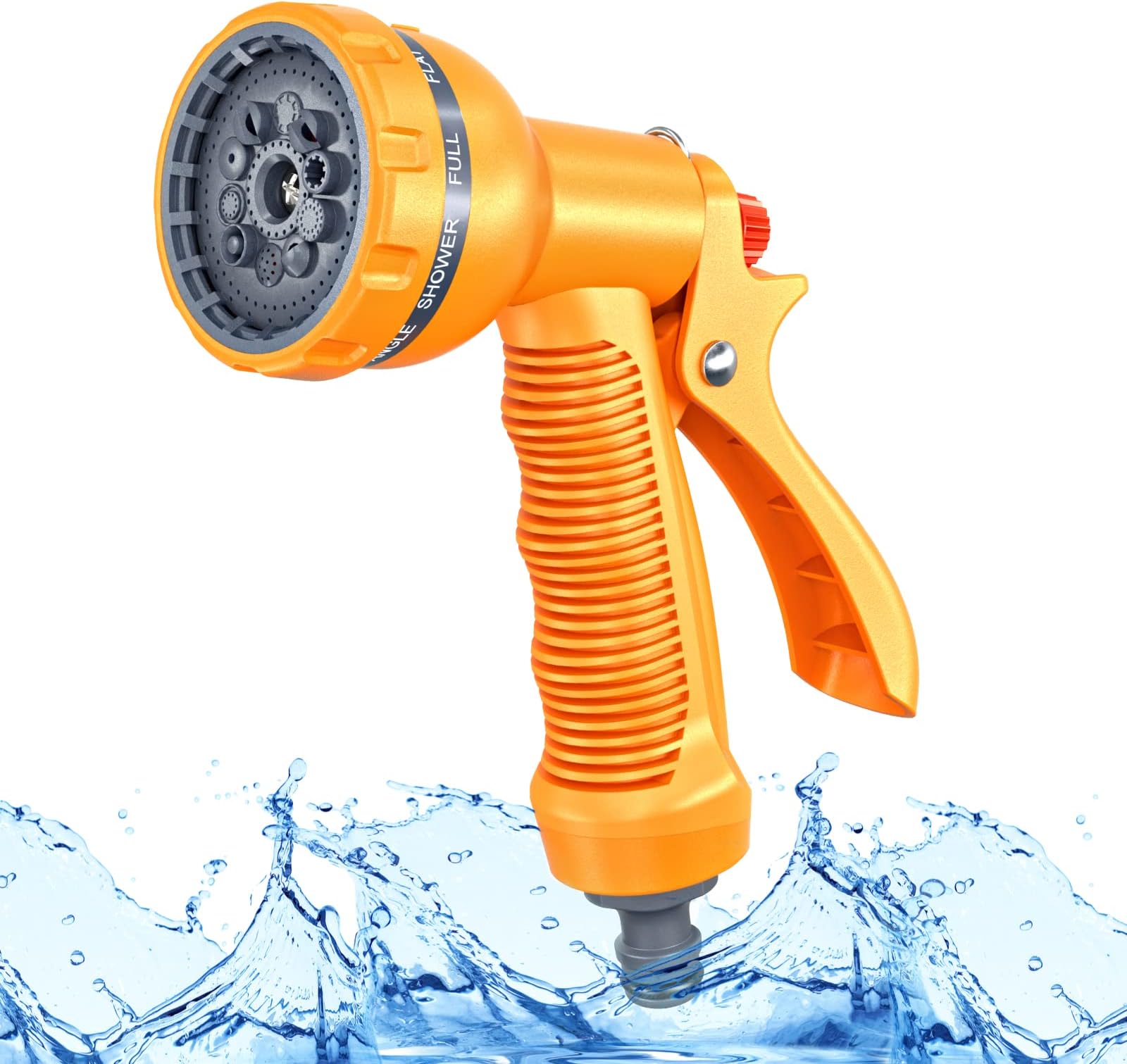 GRÜNTEK Garden Hose Spray Gun: 7 Spray Nozzle for Car Washing and ...