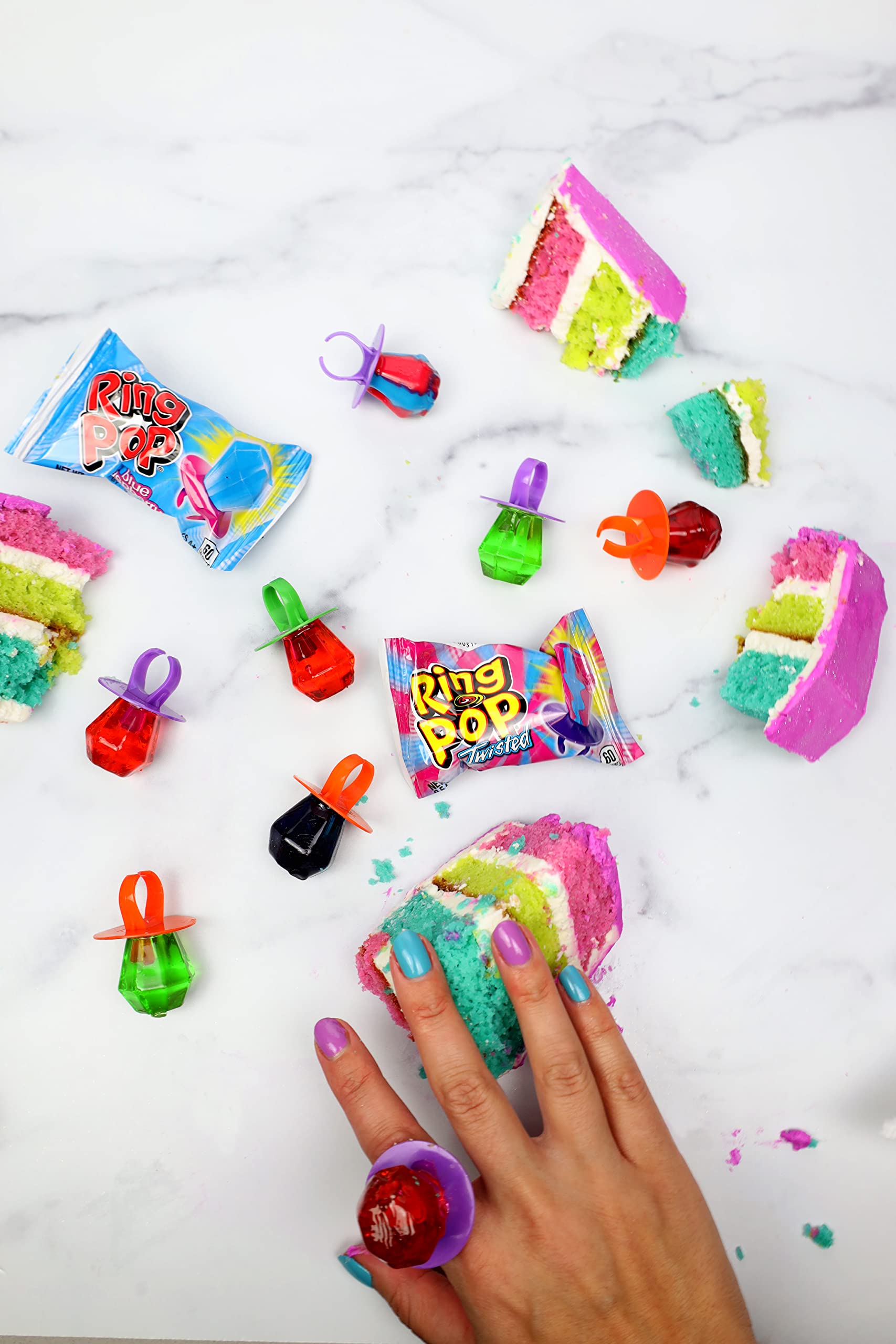 Snapklik.com : Ring Pop Bulk Easter Candy Lollipop Variety Party Pack ...