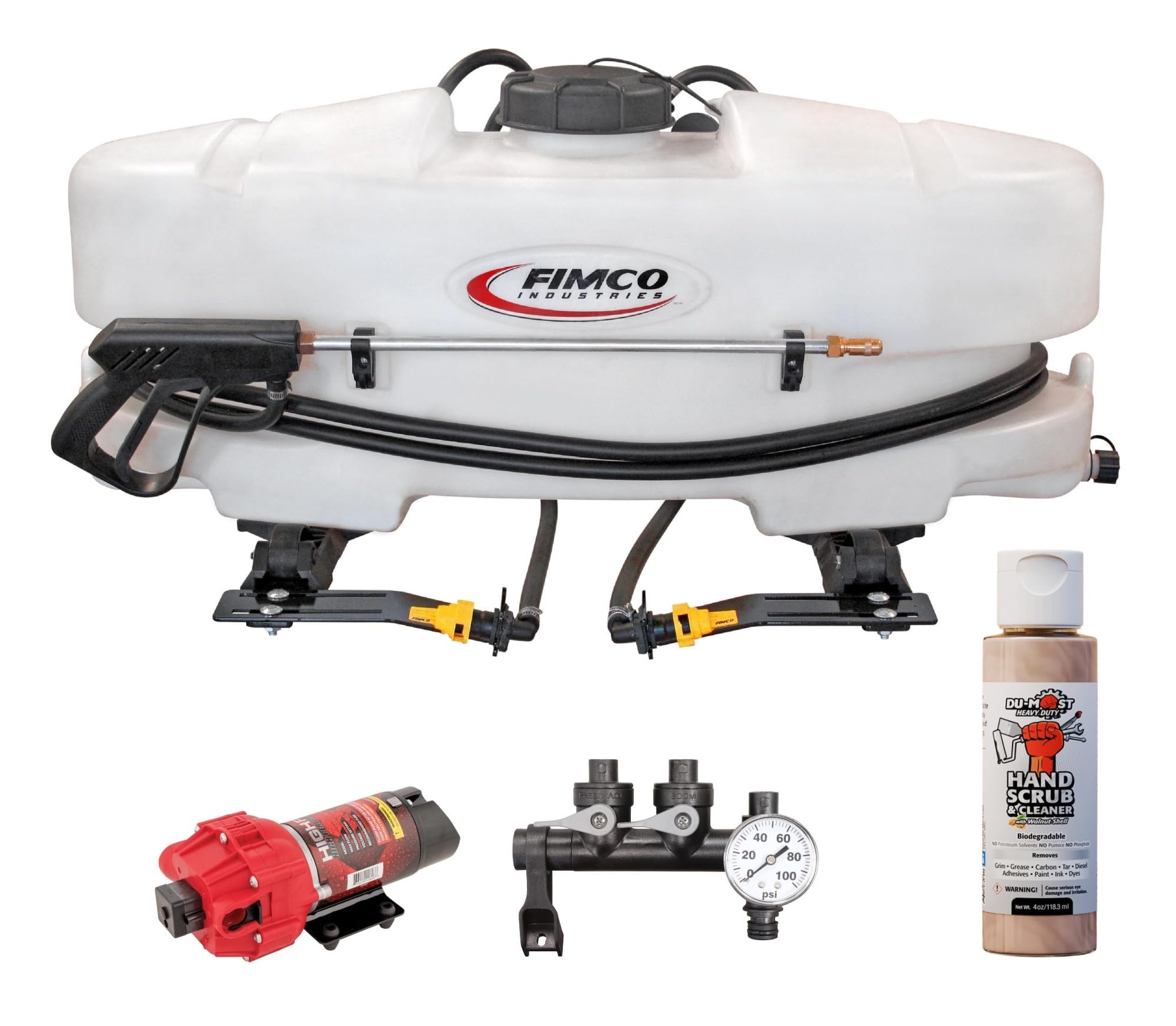 Amazon.com : DU-MOST Fimco 5302323 ATV Sprayer for Large Area Liquid Coverage, 25 Gallon Polymer ...