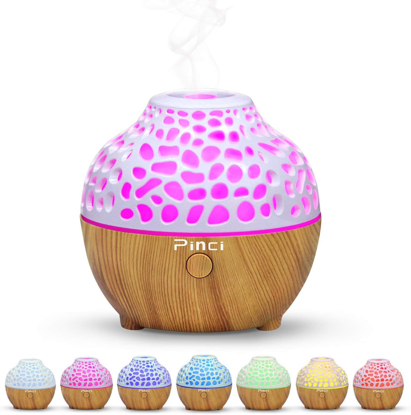 Amazon.com: Pinci Mini Essential Oil Diffuser, Small Portable ...