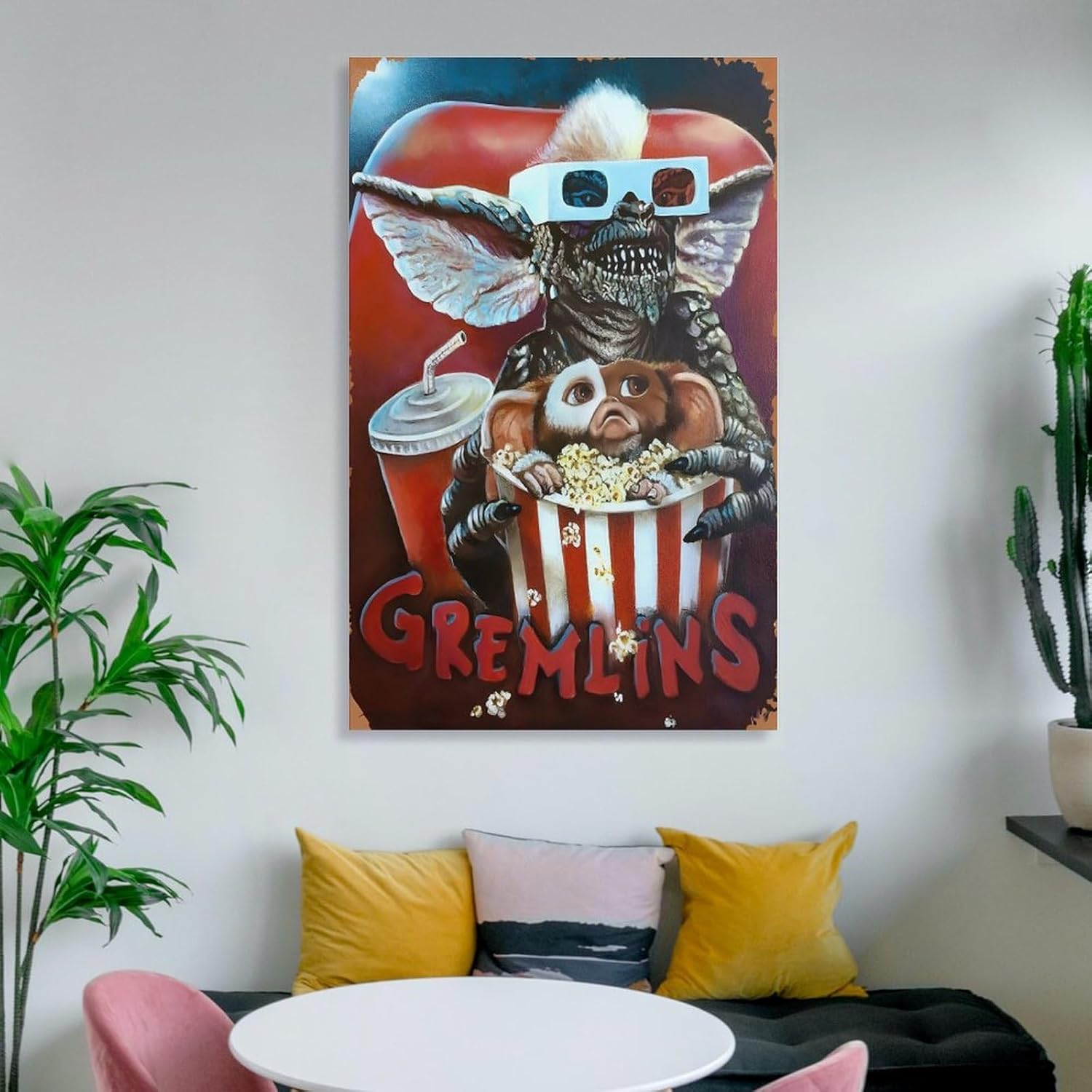 Batch_Artyong Gremlins – Póster de película de terror, decoración de ...