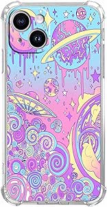 Amazon.com: Vesidurt Psychedelic Trippy Alien Art Case for iPhone 14,Abstract Hippie Aesthetic ...