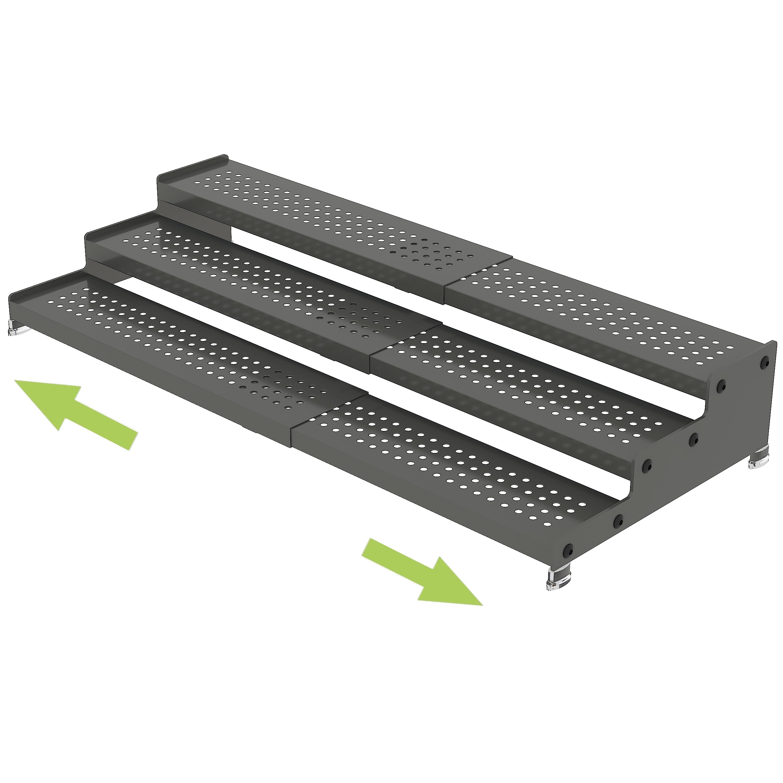 Amazon.com: Jojocross Metal Spice Rack Organizer for Cabinet, 3 Tier ...