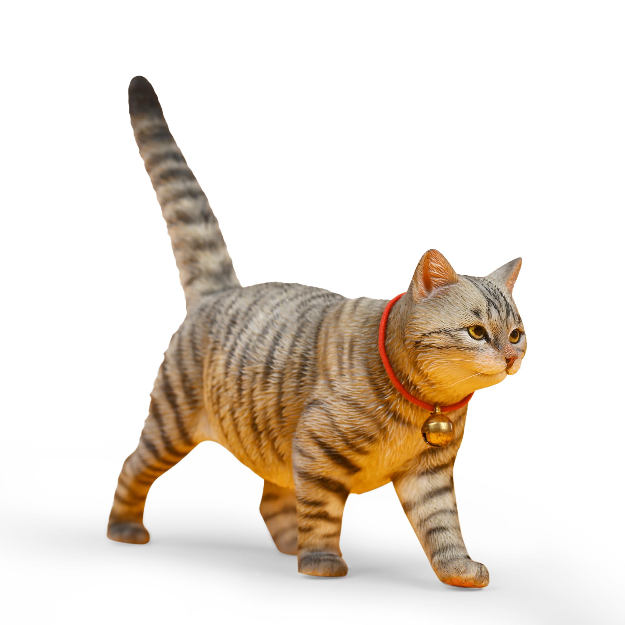 Amazon.com: MMOS X JXK Walking Li Hua Cat Figurine, Resin Cat Statue ...