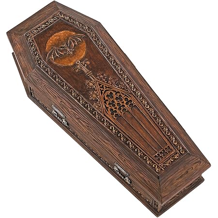 Amazon.com: Design Toscano WU73309 Vampire Coffin of Dracula 3 Piece ...
