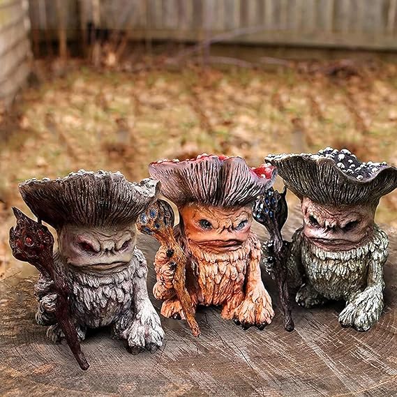 Amazon.com: AINIJIA&HOLO Fairy Tale Mushroom Monster Shaman Troll ...