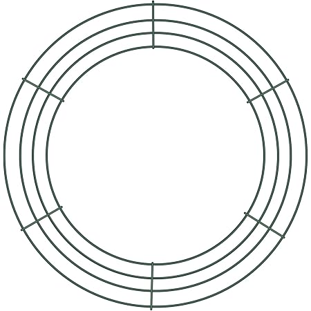 Panacea Wire Wreath Frame 14" Green 36004 + Free Shipping