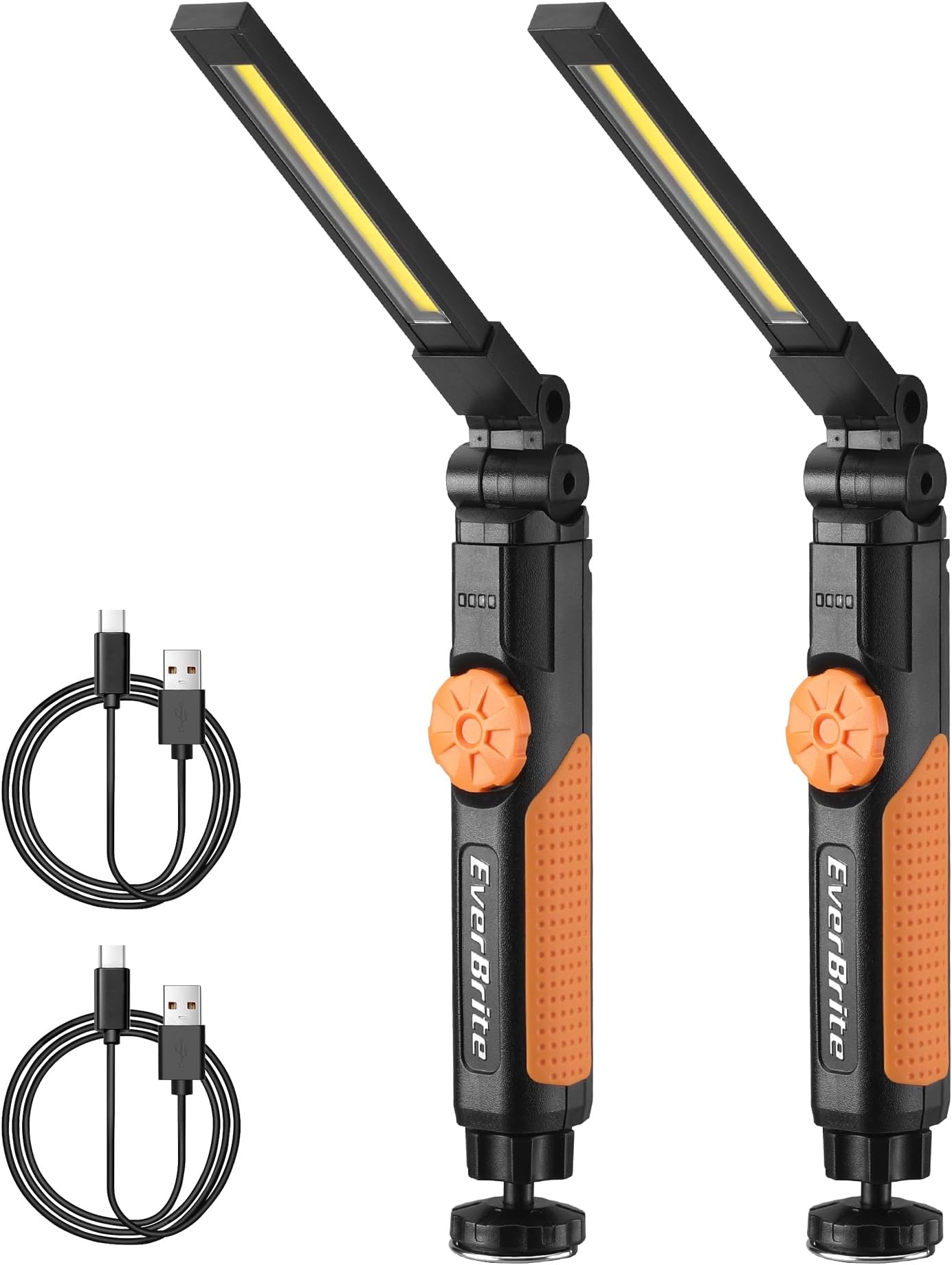 HOTLIGH Rechargeable Work Light - 5000mAh Magnetic Work Light with 360 ...