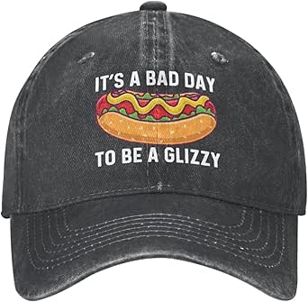 GeRRiT Hot Dog It’s A Bad Day to Be A Glizzy Cap Men Dad Hat Cute Hat ...