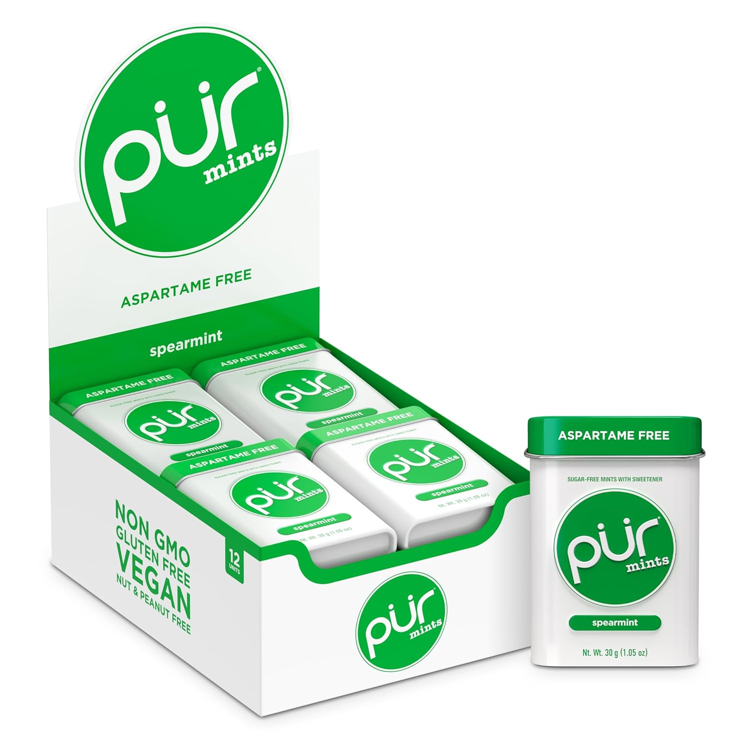 Amazon.com : PUR Mints | Aspartame Free Mints | 100% Xylitol | Sugar ...