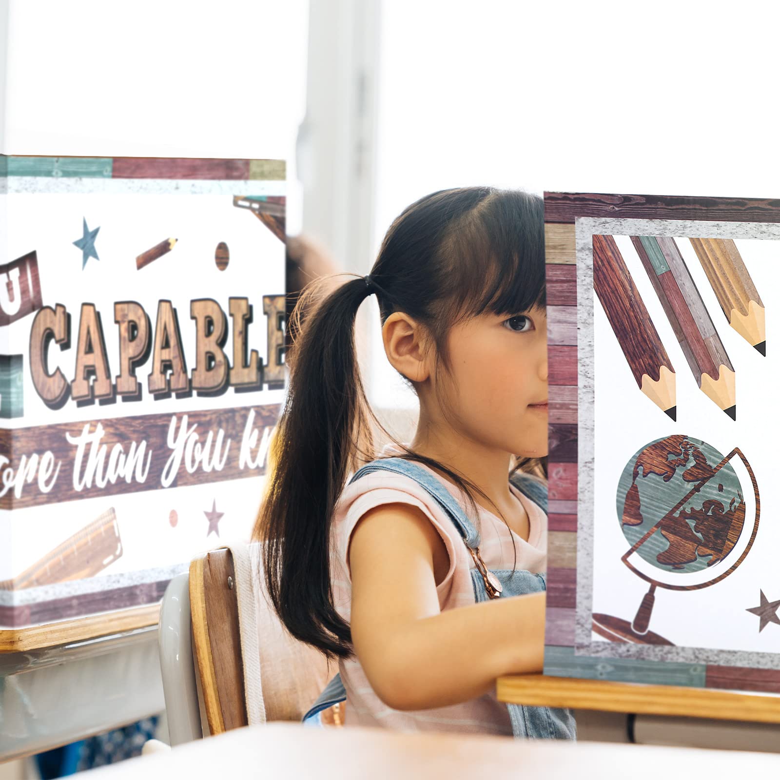 24 Pcs Desk Dividers Privacy Boards for Student Classroom High Strength ...