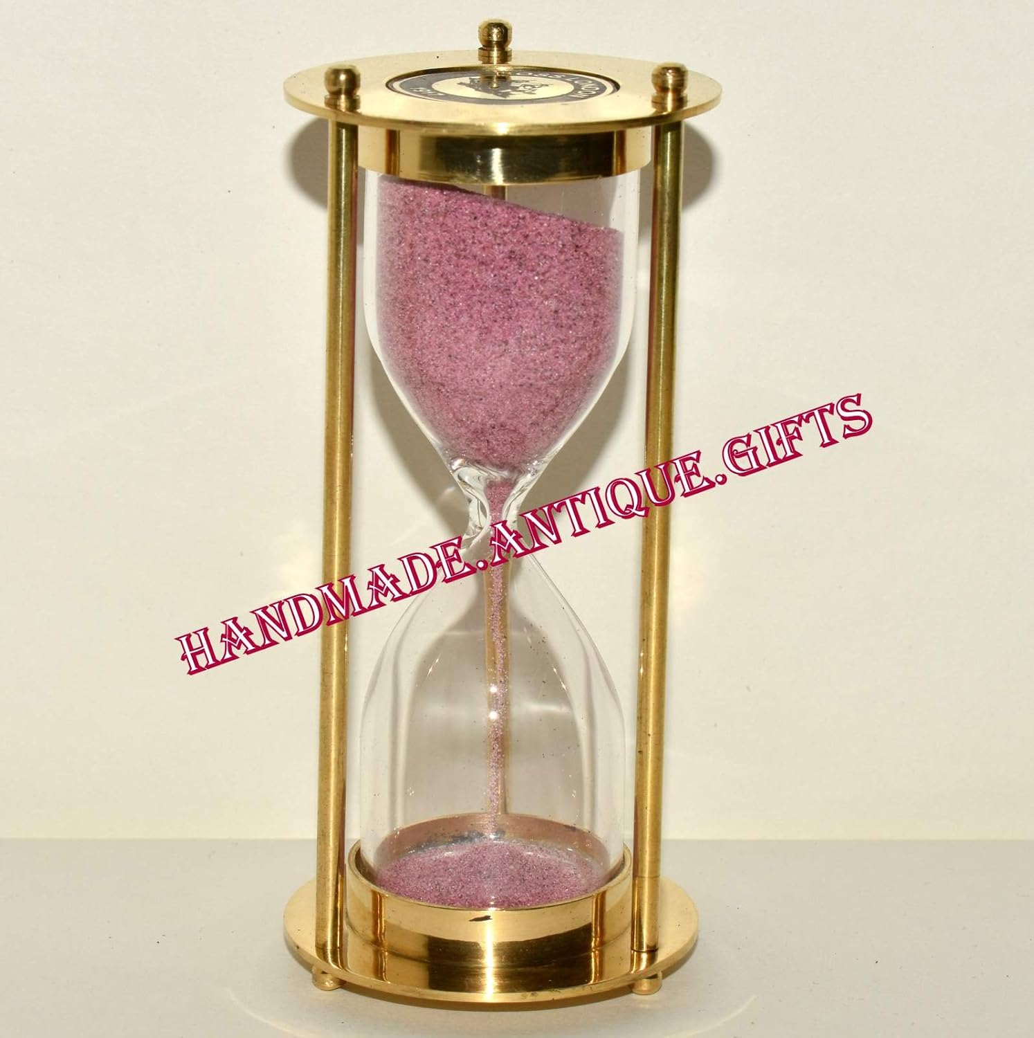 Amazon.co.jp: Golden Brass Nautical Mariner Sandstorm Hourglass Sand ...