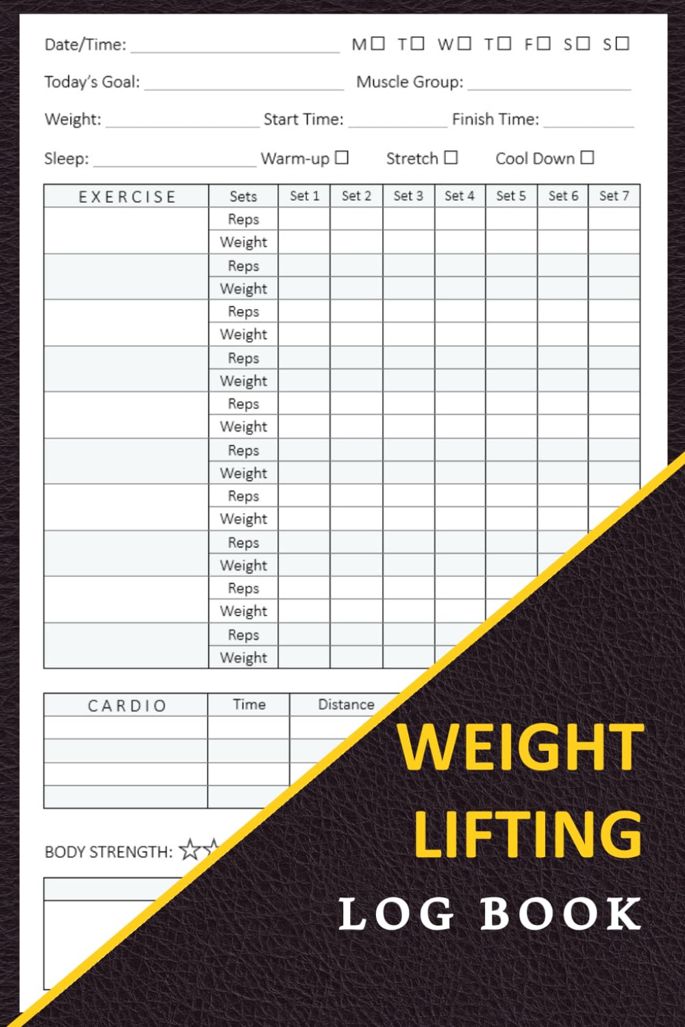 Weight Lifting Log Book: Workout Log Book | Workout and Fitness Record ...