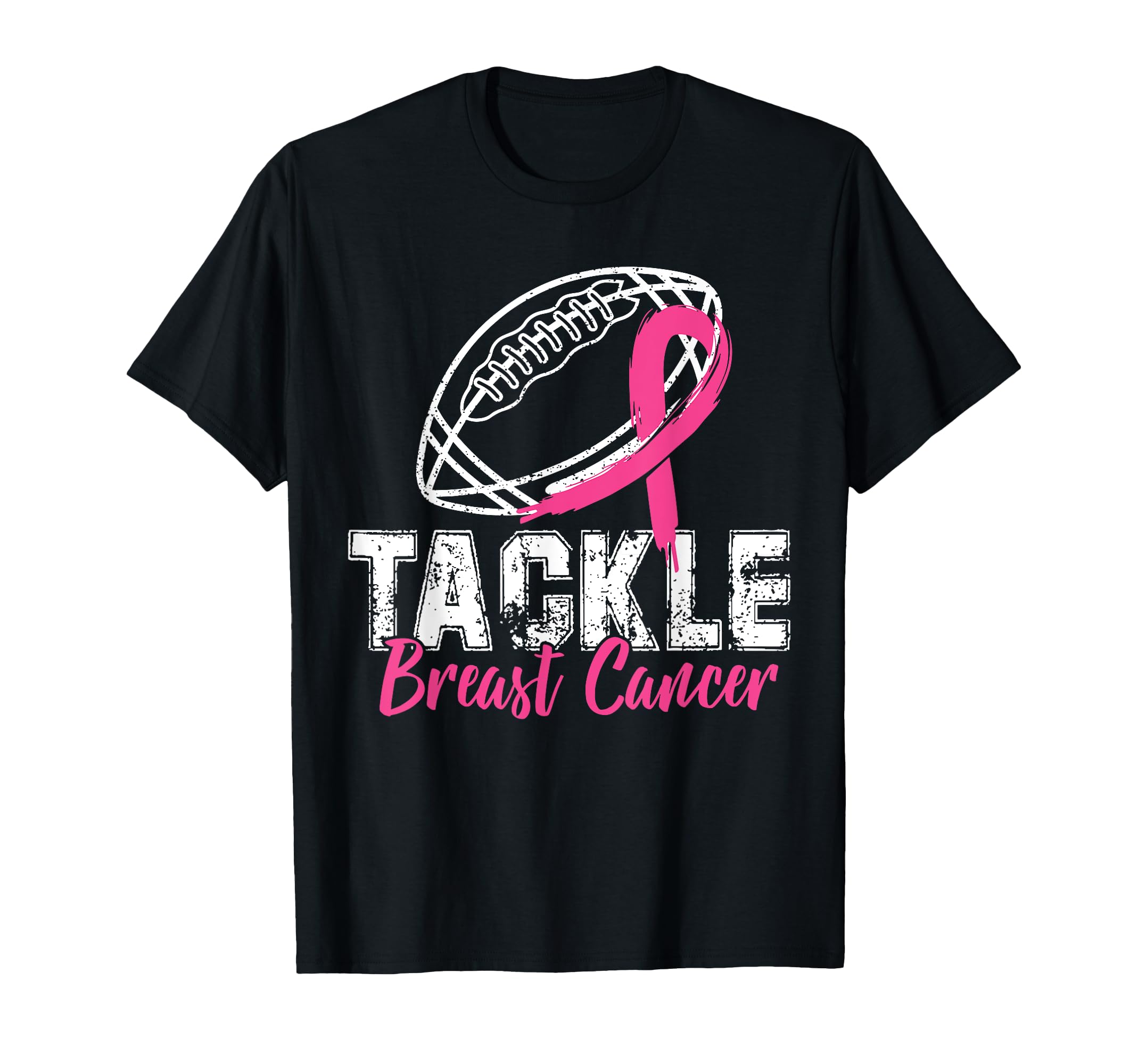Amazon.com: Tackle Breast Cancer Shirt Awareness Football Survivor Gift ...