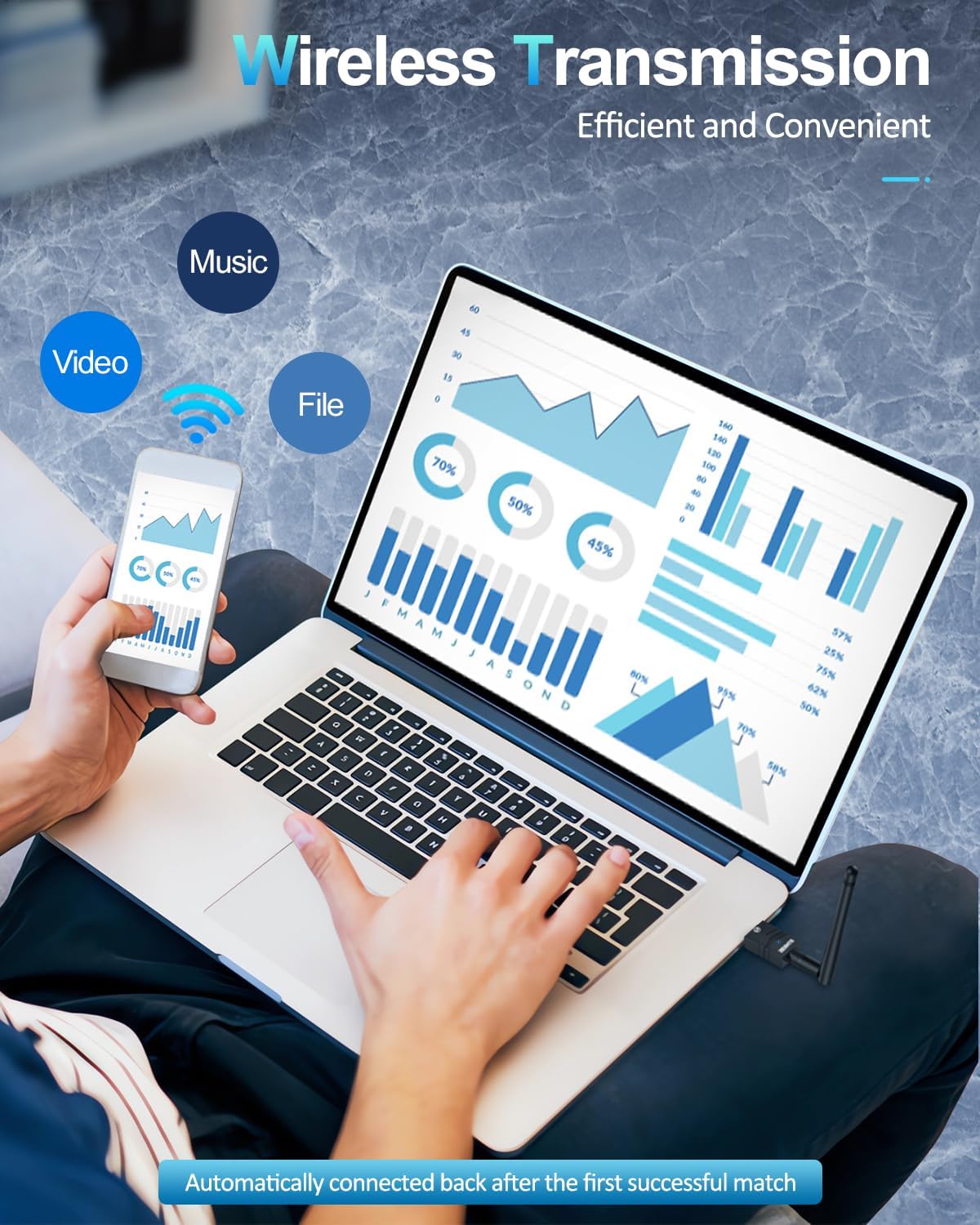 Long Range USB Bluetooth Adapter for PC with High Australia | Ubuy